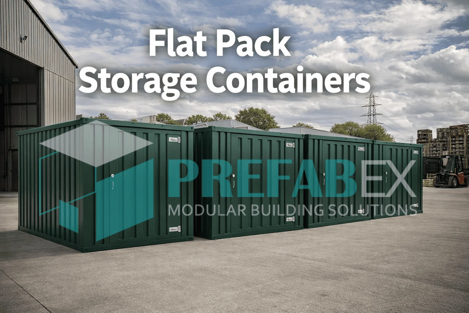 Containerized Flat Pack Storage Units in Denmark | Flat Pack Storage ...