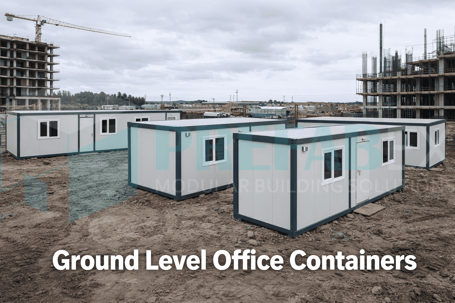 Ground Level Office Containers | Portable Solutions for Ground Level Office
