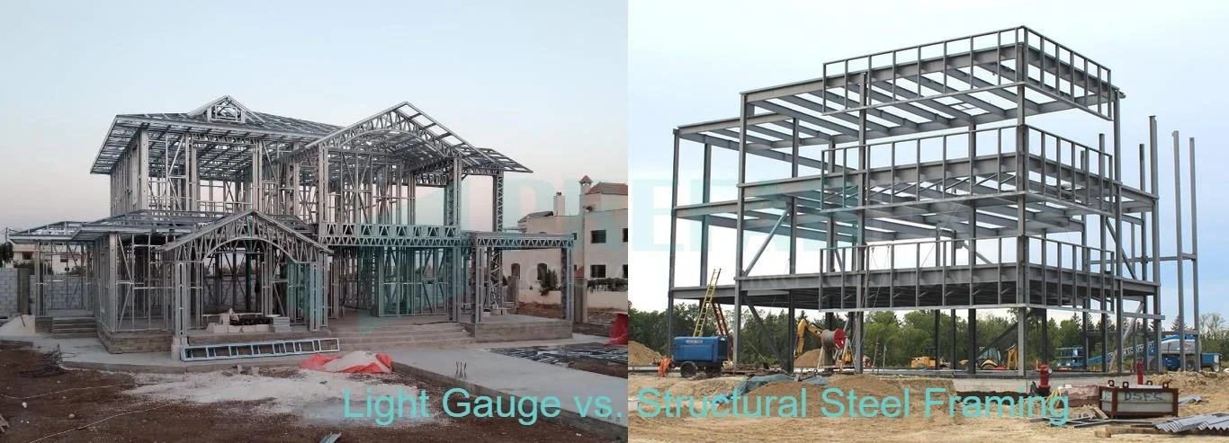 Light Gauge vs. Structural Steel Framing: What’s the Difference?