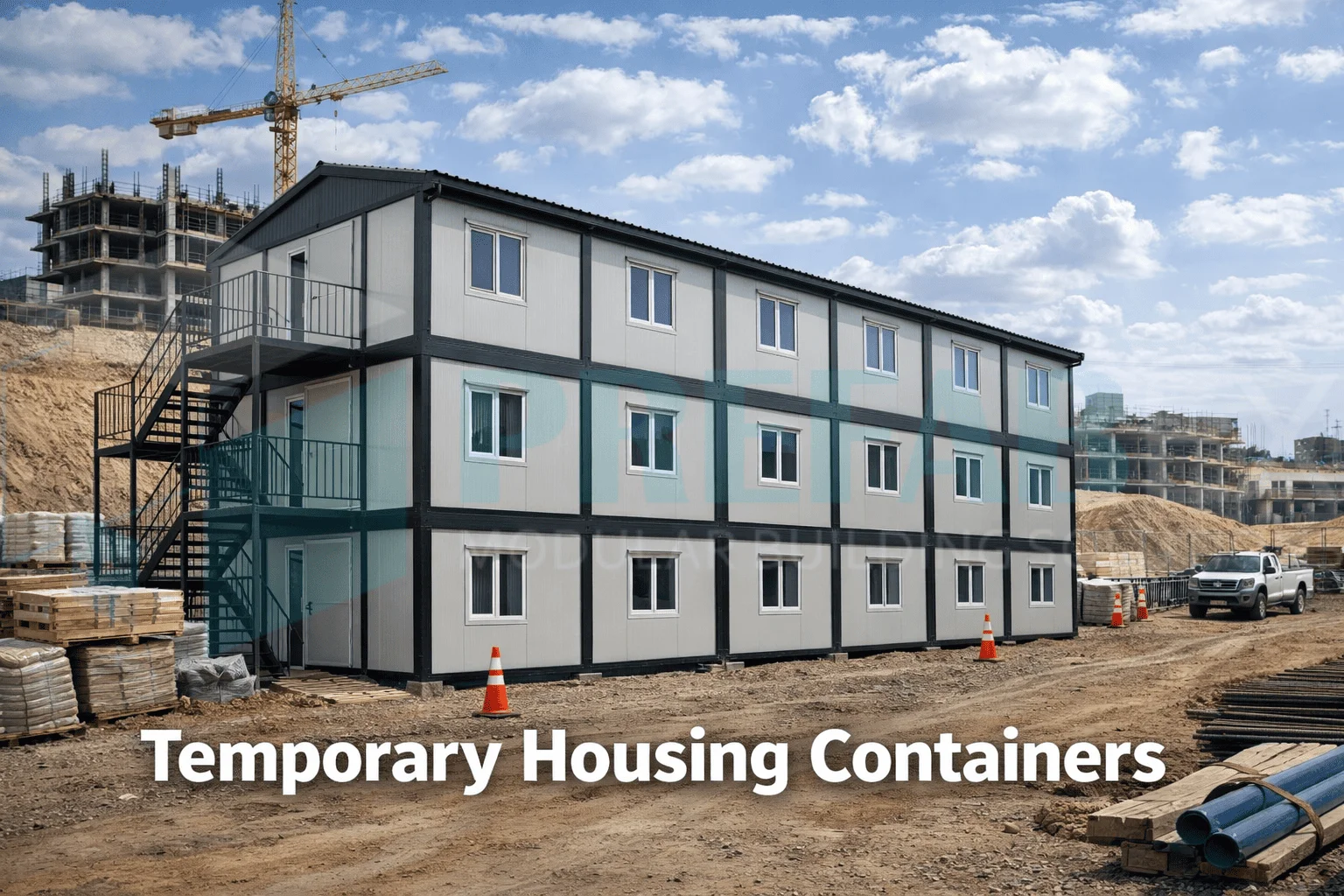 Temporary Housing Containers for Students & Workers