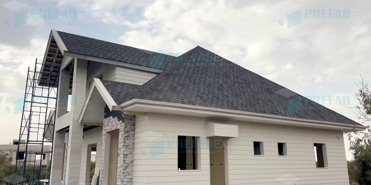 Modern Prefab Villas With Light Steel Frame Construction - Jordan