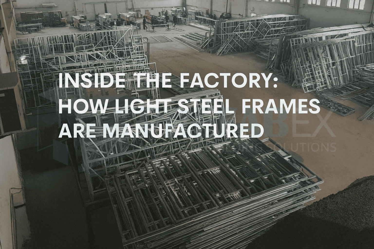 Inside the Factory: How Light Steel Frames Are Manufactured