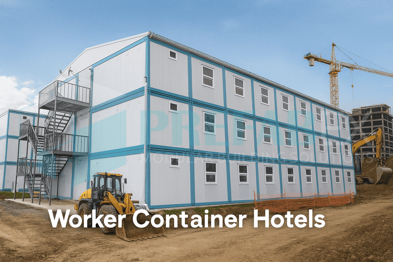 Worker Container Hotels | Hotel Accommodation Container for Workeforce