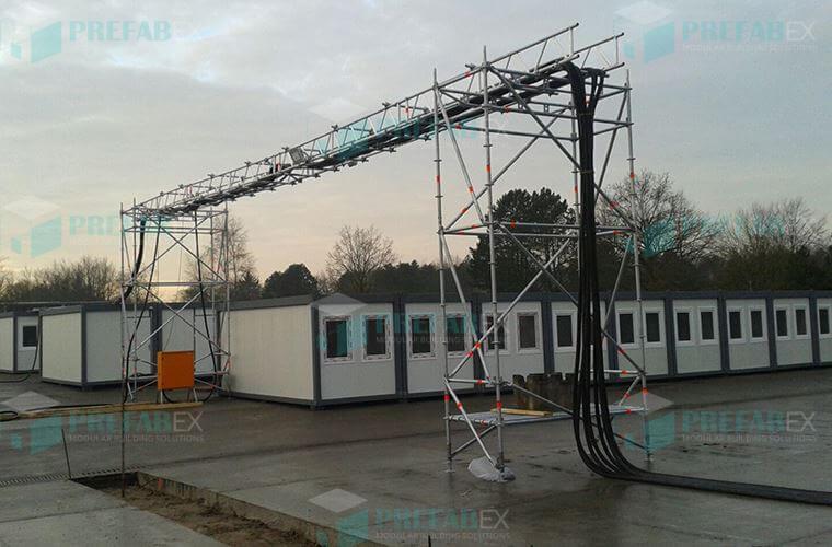 Prefabricated Labor Hutments | Staff Accommodation | Worker Hutment for ...