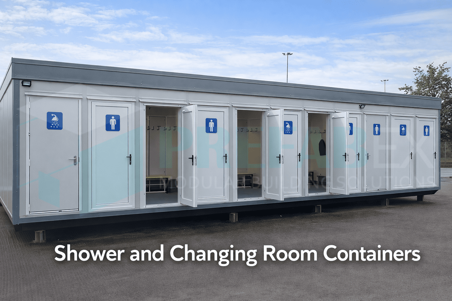 Shower and Changing Room Containers | Locker Room & Restroom Containers