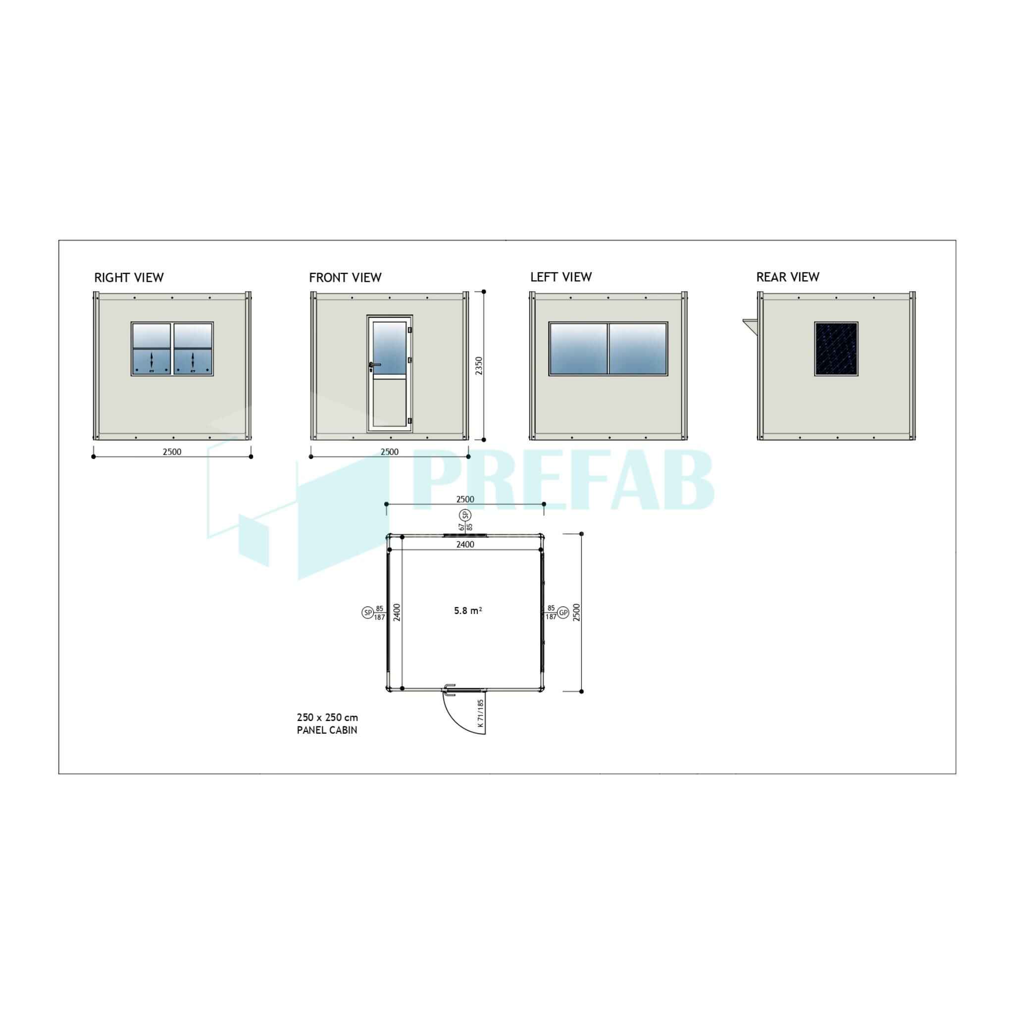 Portable guardhouse | guard booths | guard shacks | security buildings ...