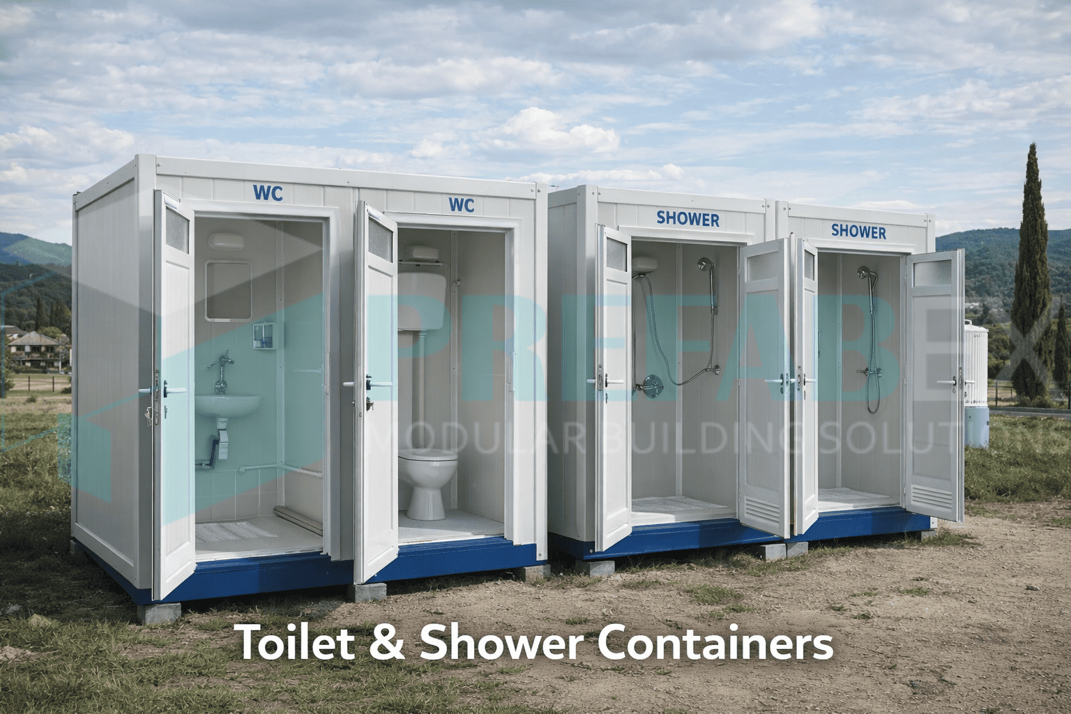 Toilet & Shower Containers (Sanitary Units)